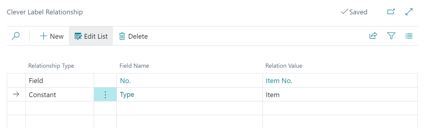 Clever Dynamics - Data Item Setup
